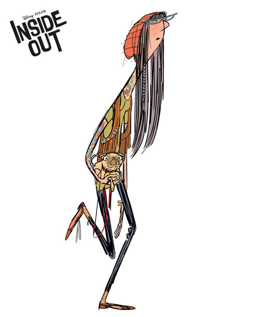 Character Designs de Inside Out, por Deanna Marsigliese - THECAB | ARCAIVE