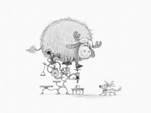 Artes de Yarrow Cheney para o filme The Grinch, da Illumination ...