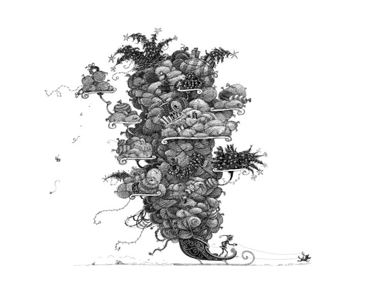 Artes de Yarrow Cheney para o filme The Grinch, da Illumination ...