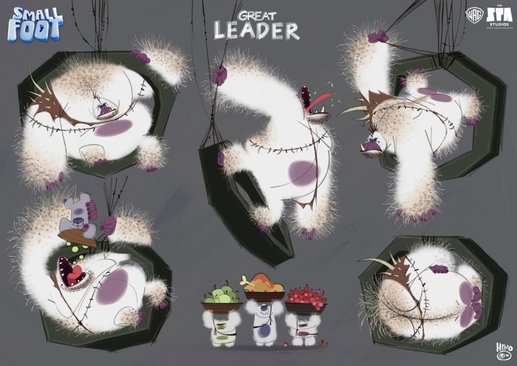 Character Designs do filme Smallfoot, por Daniel Fernández Casas ...