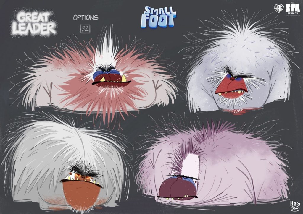 Character Designs do filme Smallfoot, por Daniel Fernández Casas ...