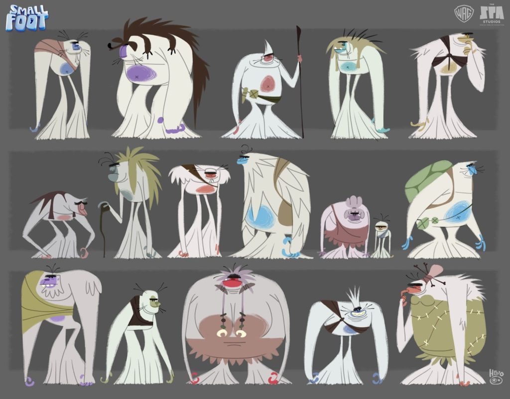 Character Designs do filme Smallfoot, por Daniel Fernández Casas ...