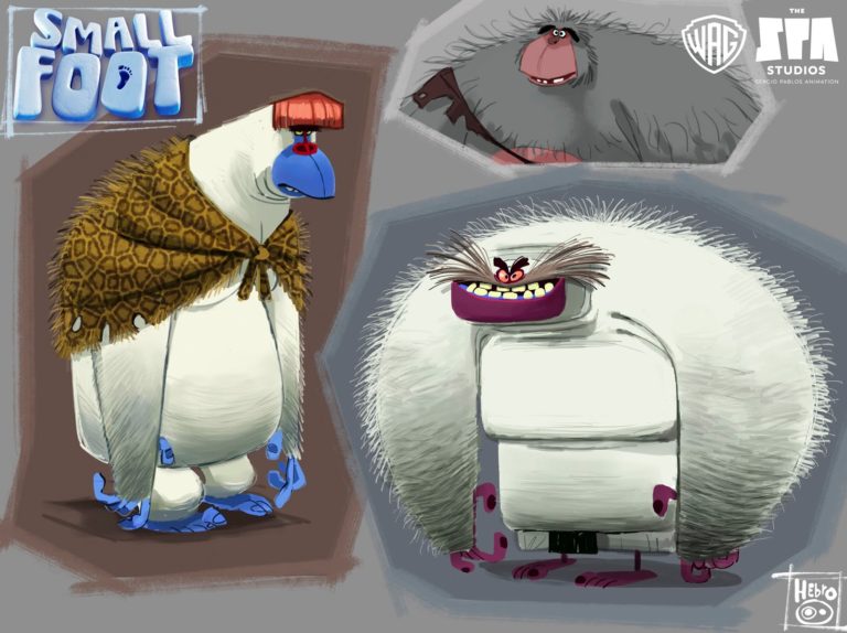 Character Designs do filme Smallfoot, por Daniel Fernández Casas ...