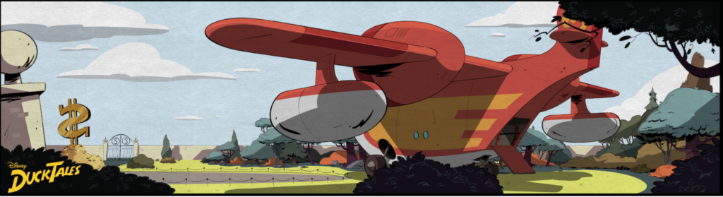 Background Designs da série DuckTales, por Luciano Herrera - THECAB ...