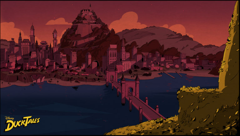 Background Designs da série DuckTales, por Luciano Herrera - THECAB ...