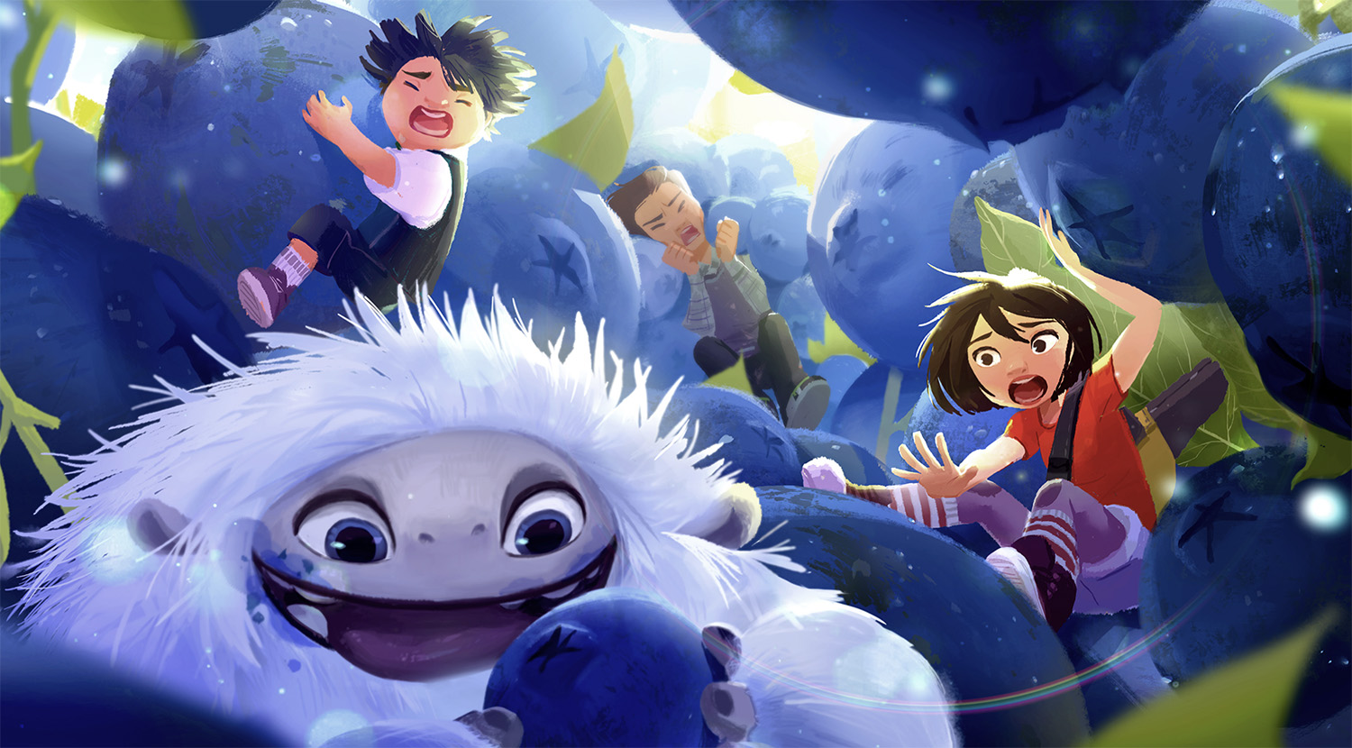 Artes do filme Abominable, da DreamWorks, por Celine Kim - THECAB | ARCAIVE