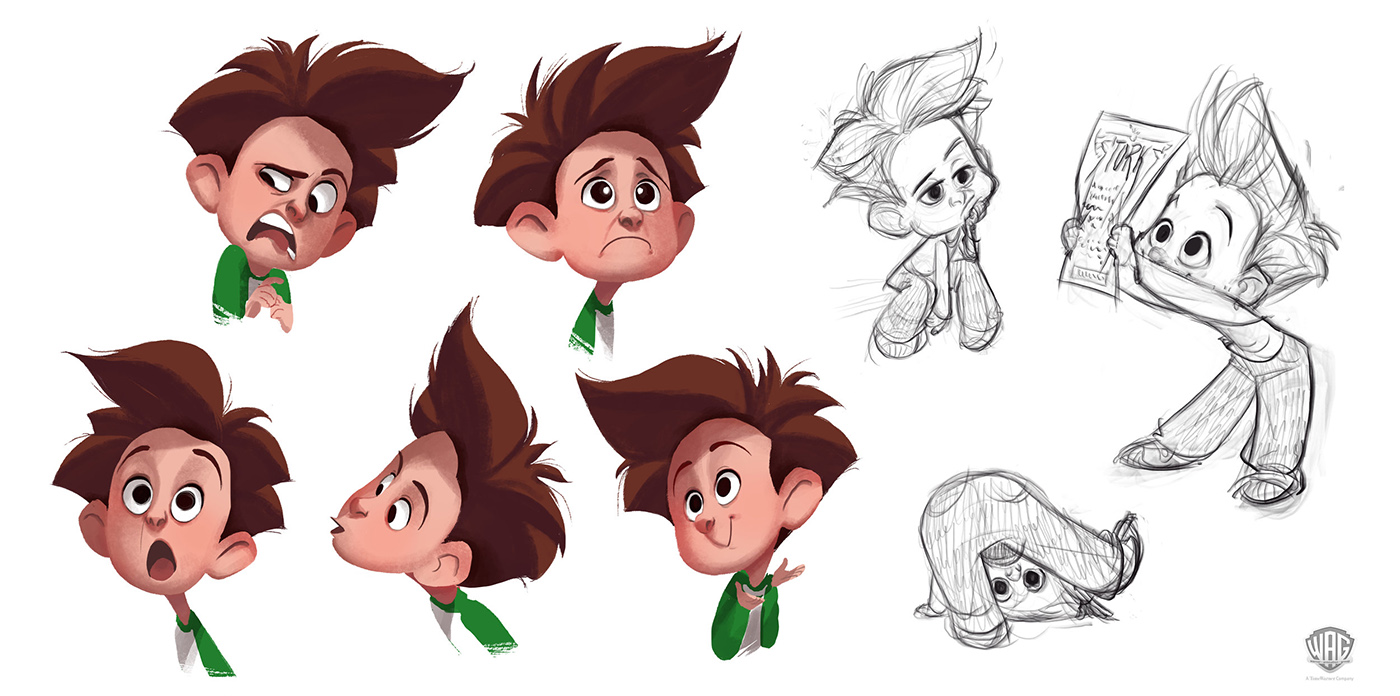Artes de Amanda Jolly para o filme Storks, da Warner - THECAB | ARCAIVE