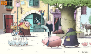 Artes de Eric Guillon para o filme Despicable Me 3 - THECAB
