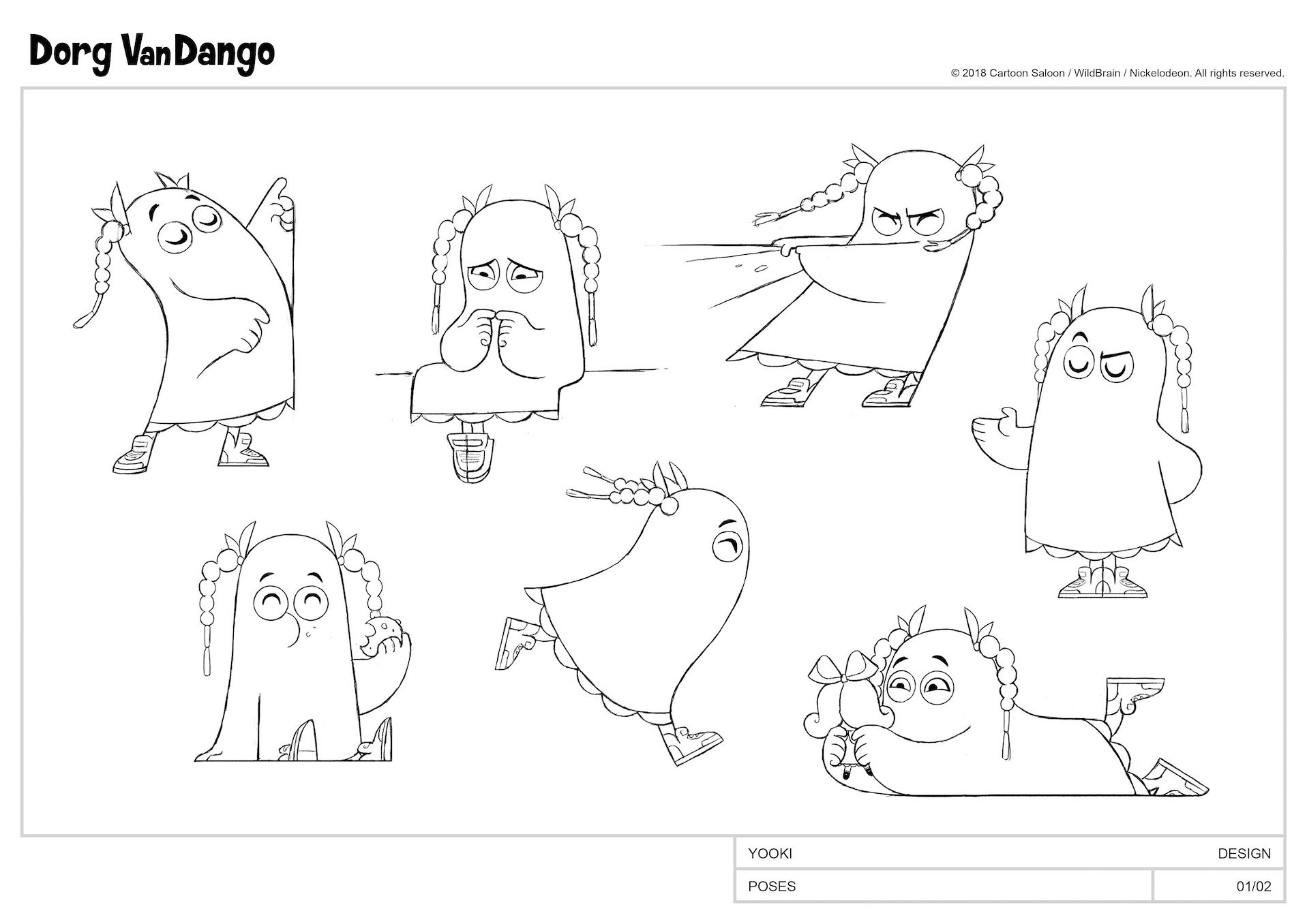 Character Designs do seriado Dorg Van Dango, do Cartoon Saloon - THECAB ...