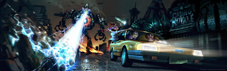 Artes de Ian Worrel para "The Mitchells vs the Machines" - THECAB | ARCAIVE